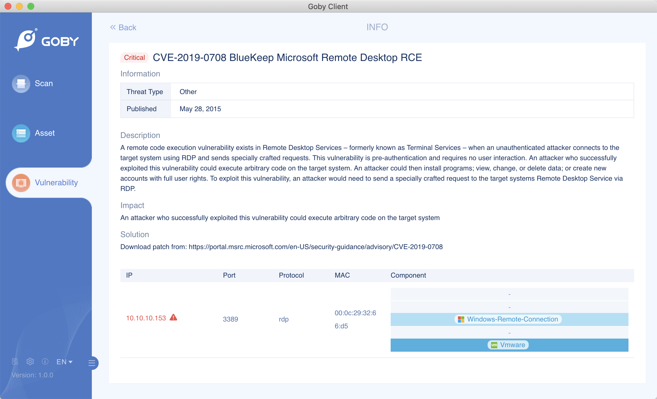 Goby - Attack surface mapping